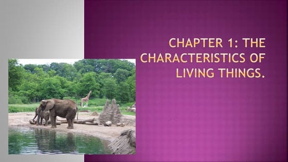 Characteristics Of Life | PPT