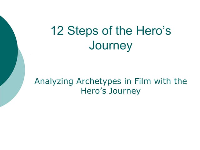 12 stages of the hero s journey | PPT