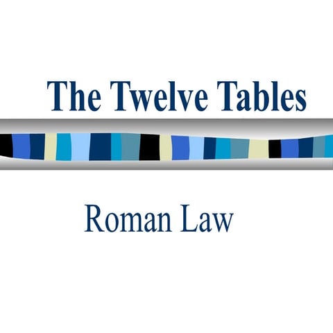 12 tables | PPT