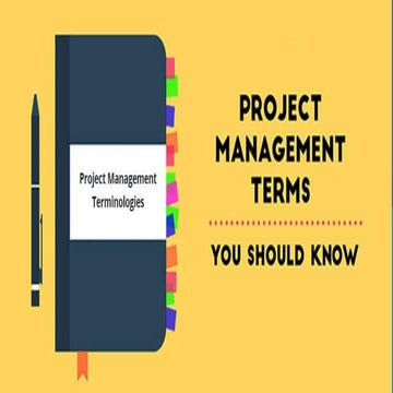 12 Terms You Should Know Project Management Fundamentals | PDF