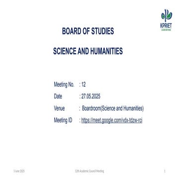 Academic Council - Syllabus and Syllabi. | PPTX