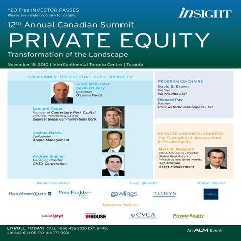 12th Annual Canadian Private Equity Summit | PDF