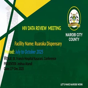 sample hospital Data review meeting Document.pptx