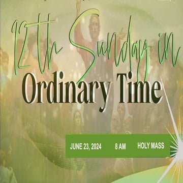 12th Sunday of OT Year B ENGLISH MASS.pptx