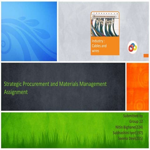 wires and cables industry and Diamond Infrastructure Ltd | PPTX