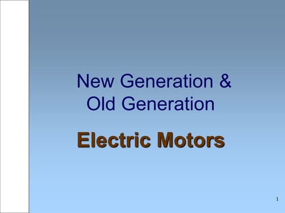Electric Motor... | PPTX