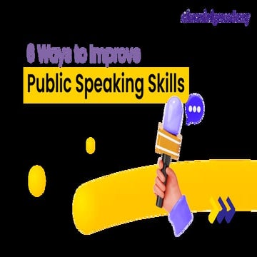 6 ways to improve your Public Speaking | PDF