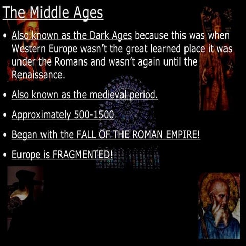 The middle ages powerpoint | PPTX