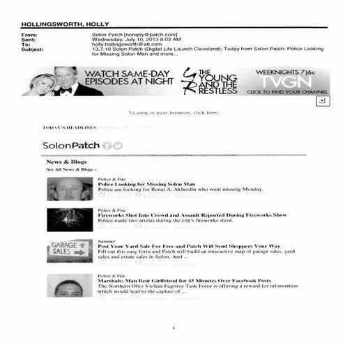 13.7.10 patch solon digital life launch cleveland | PDF