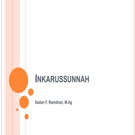 13. inkarussunnah | PPTX