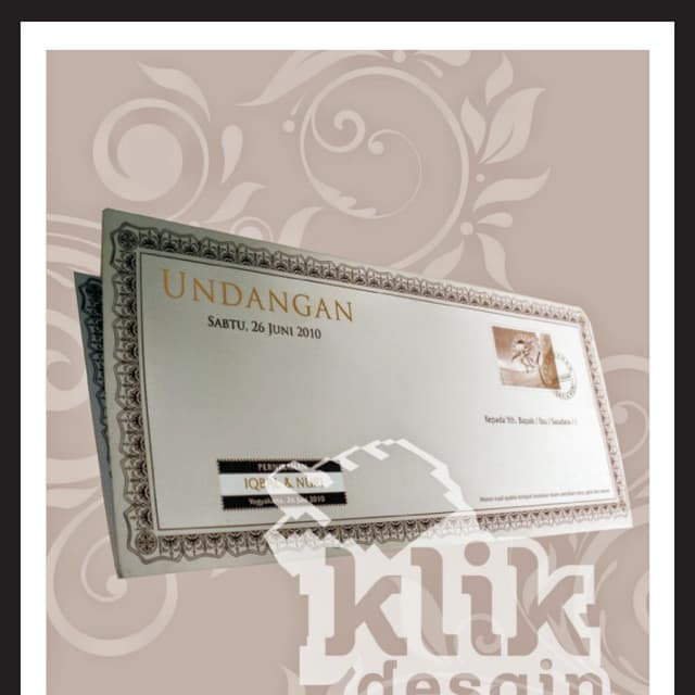 Undangan Pernikahan Unik Murah - Nuri & Iqbal | PDF