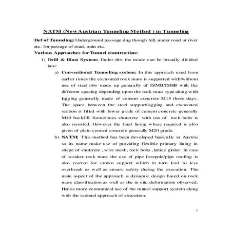 NATM-Time cycle presentation (2) | PDF