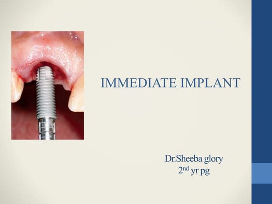 Standard surgical procedure for implant placement | PPT