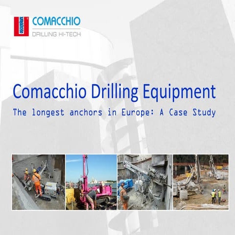 Comacchio Drilling Equipment | PDF