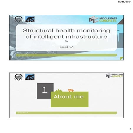 Sensor Based Structural Health Monitoring Of Concrete Structures Ppt