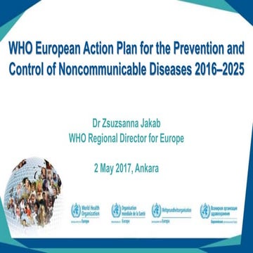 WHO European Action Plan for the Prevention and Control of ...
