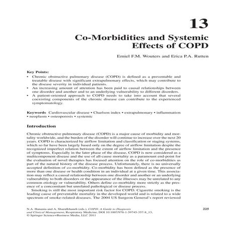 CO- MORBIDITIES AND SYSTEMIC EFFECTS OF COPD | PDF