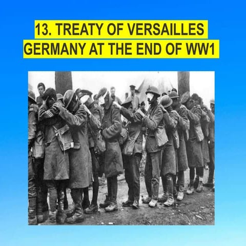 CAMBRIDGE IGCSE HISTORY: GERMANY AT THE END OF WORLD WAR 1 | PPT