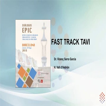 Fundación EPIC _ Fast Track TAVI | PDF