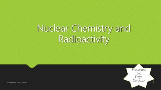 Uses of radioisotopes | PPT