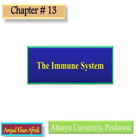 The immune system | PPT