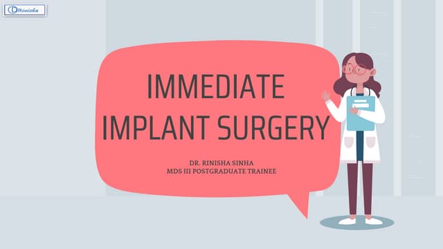immediate vs delayed implant placement in anterior single tooth ...