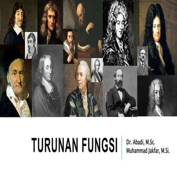 13. Minggu ke 7a. Aturan-aturan dasar turunan.pptx