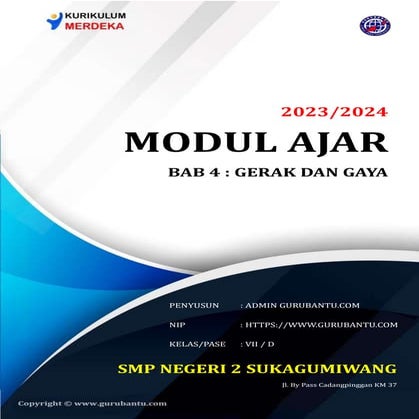 modul ajar ipa kelas 7 semster 1 sekolah | DOCX