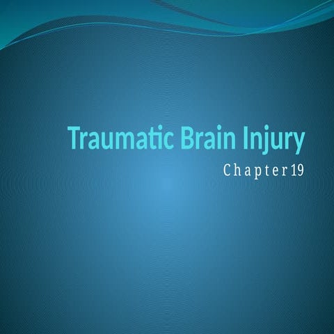Traumatic brain injury | PPTX
