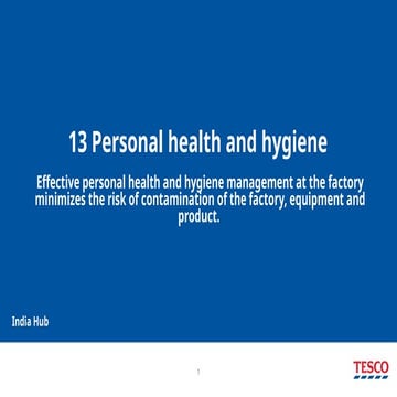 13. Personal health and hygiene - TMS Audit.pptx