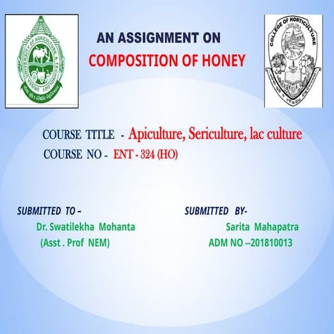 13. sarita ,ENT PRESENTATION Apiculture .pptx