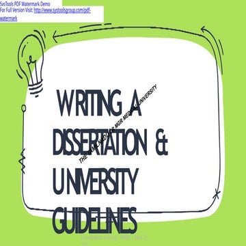13. WRITING Dissertation -GUIDELINES FOR POSTGRADUATES | PPTX