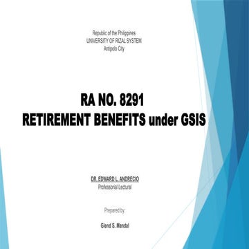 GSIS Benefits and Different Loan Applications REPORT.pptx