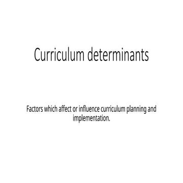 13.1 The curriculum determinants audio.pptx