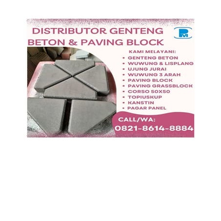 Harga Paving Block per Meter Terbaik, Kualitas Tak Tertandingi! | PDF