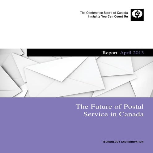 The Future of Postal Service in Canada | PDF