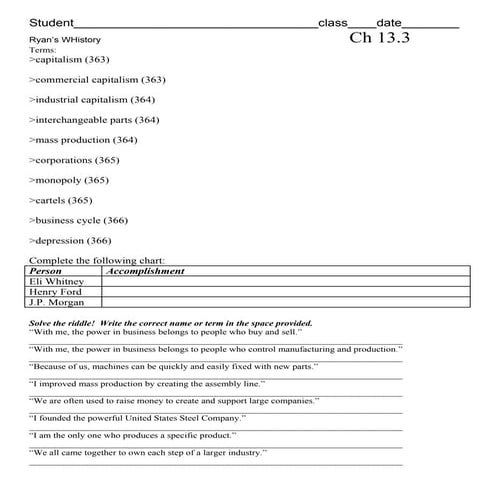 13.3 activity sheet | PDF