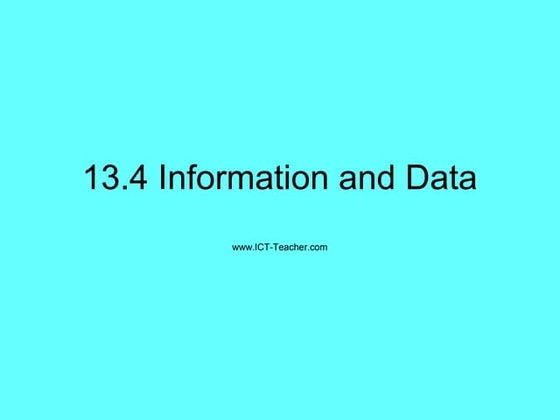 Introduction to Information Technology (IT) | PPTX