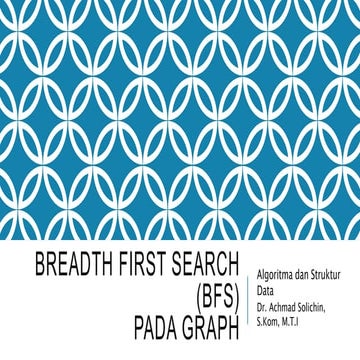 Breadth First Search Bfs Pada Graph Pptx Computing Technology