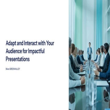 Mastering public speaking: How to adapt toyour audience and handle ...