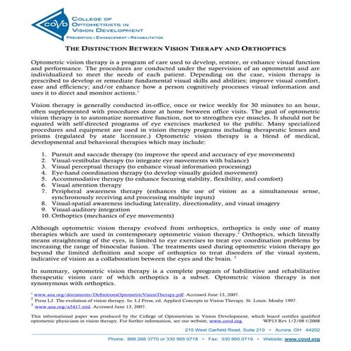 Occupational Optometry Introduction and. | PPTX