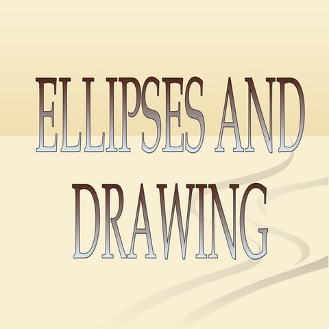 How to draw an ellipse | PPT