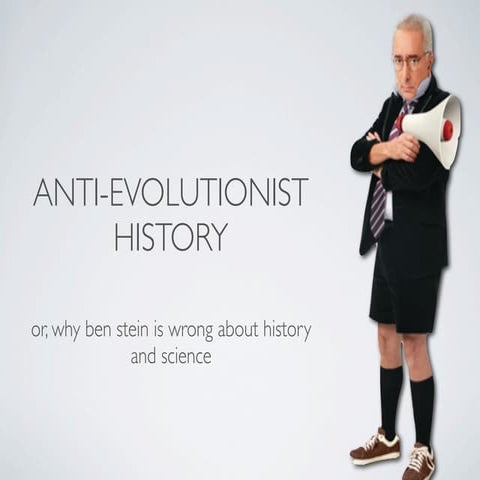 Anti-Evolutionist History | KEY | Science
