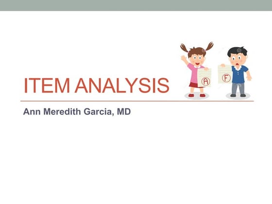 ITEM ANALYSIS -ITEM DIFFICULTY AND DISCRIMINATION INDEX.pptx