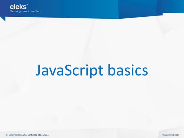 Java script + extjs | PPT Java script + extjs | PPT