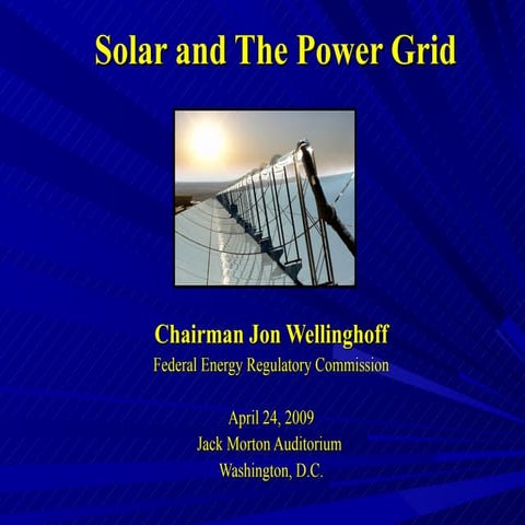 Solar on grid application ppt | PPTX