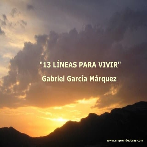 13 lineas para la vida | PPS