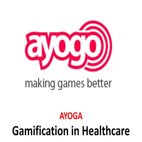 Ayoga - Gamification in healthcare - Manu Melwin Joy | PPT