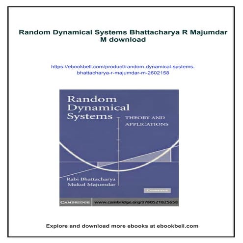 Random Dynamical Systems Bhattacharya R Majumdar M | PDF