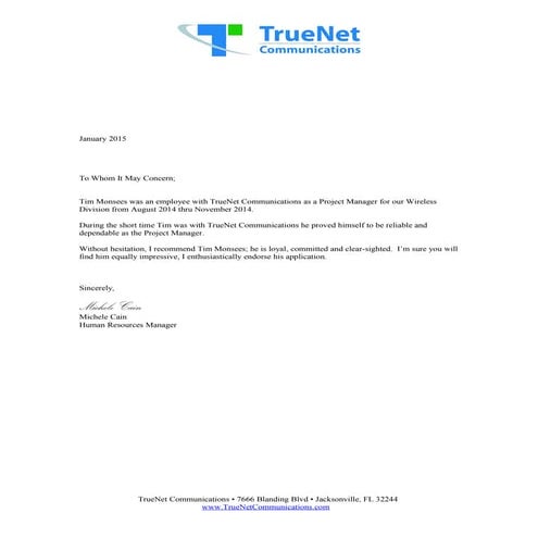 TrueNet Reference | DOC